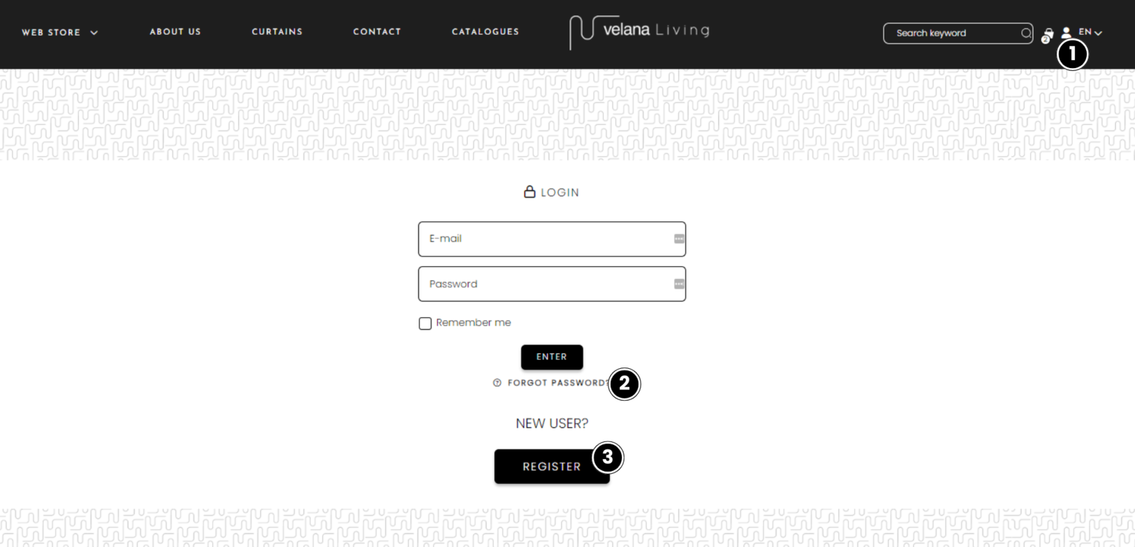 Help with purchases - Online store Velana Living